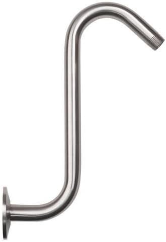 Naiture 8" Offset Brass S-Style Shape High Rise Raise Bend Shower Arm ...
