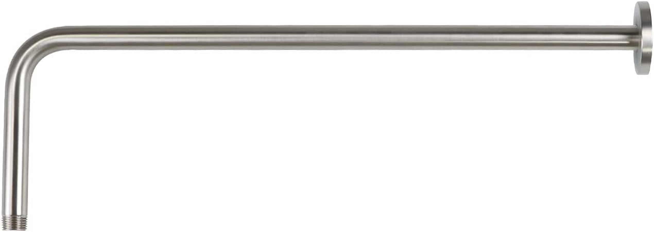 Naiture L Shaped, Corner Shower Head Extension Arm with Flange, 20 inch ...
