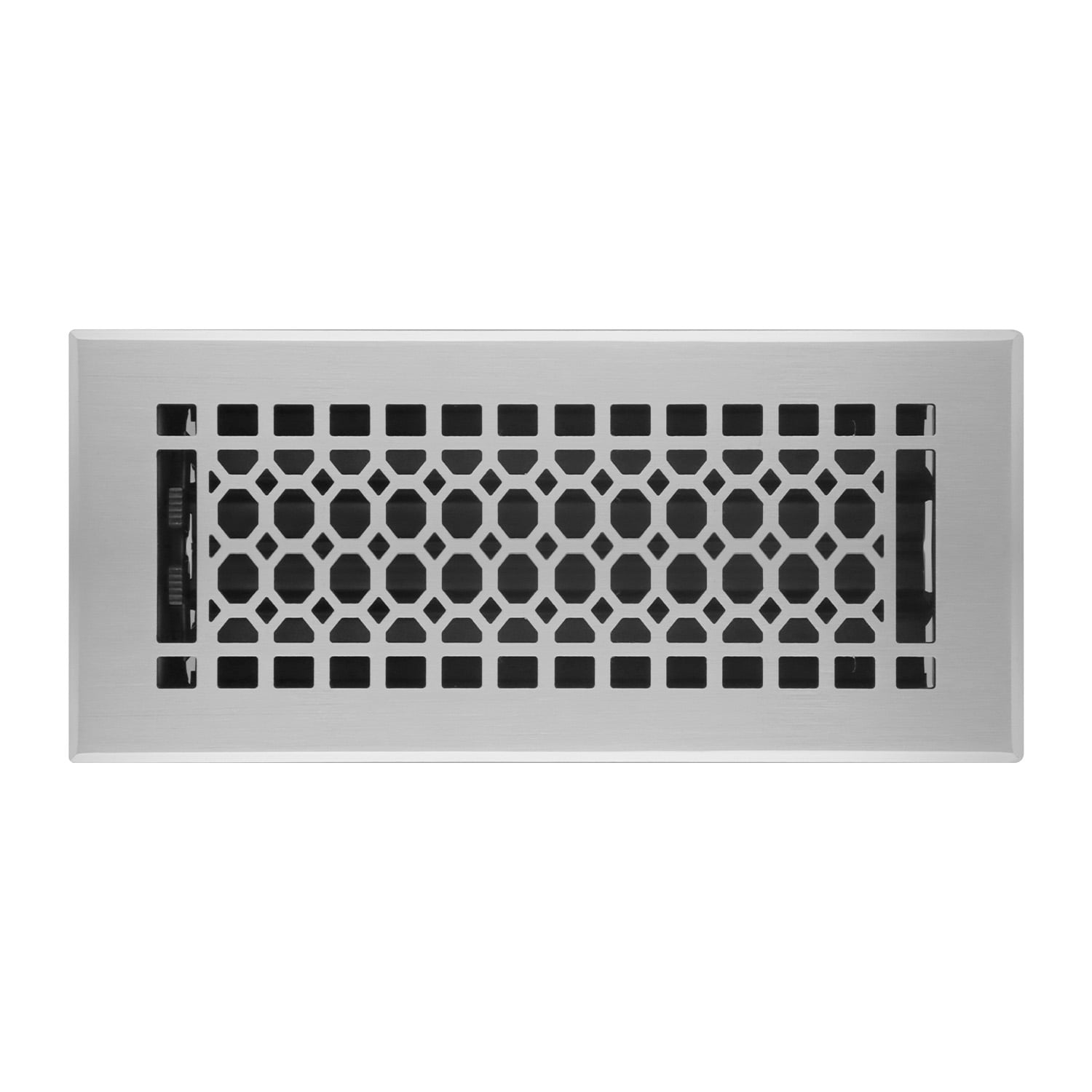 Naiture Louvered Floor Register, Honeycomb Style Stainless Steel with ...