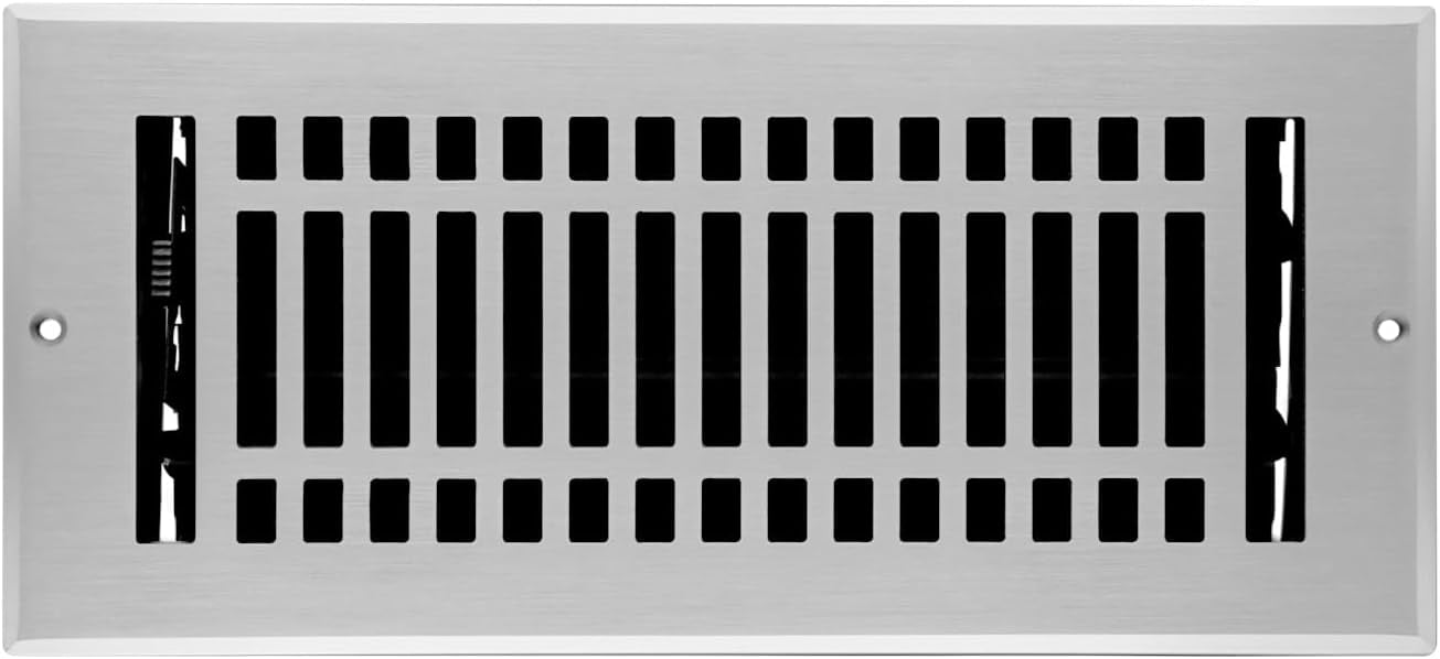Naiture Louvered Wall Register, Contemporary Style Stainless Steel with ...