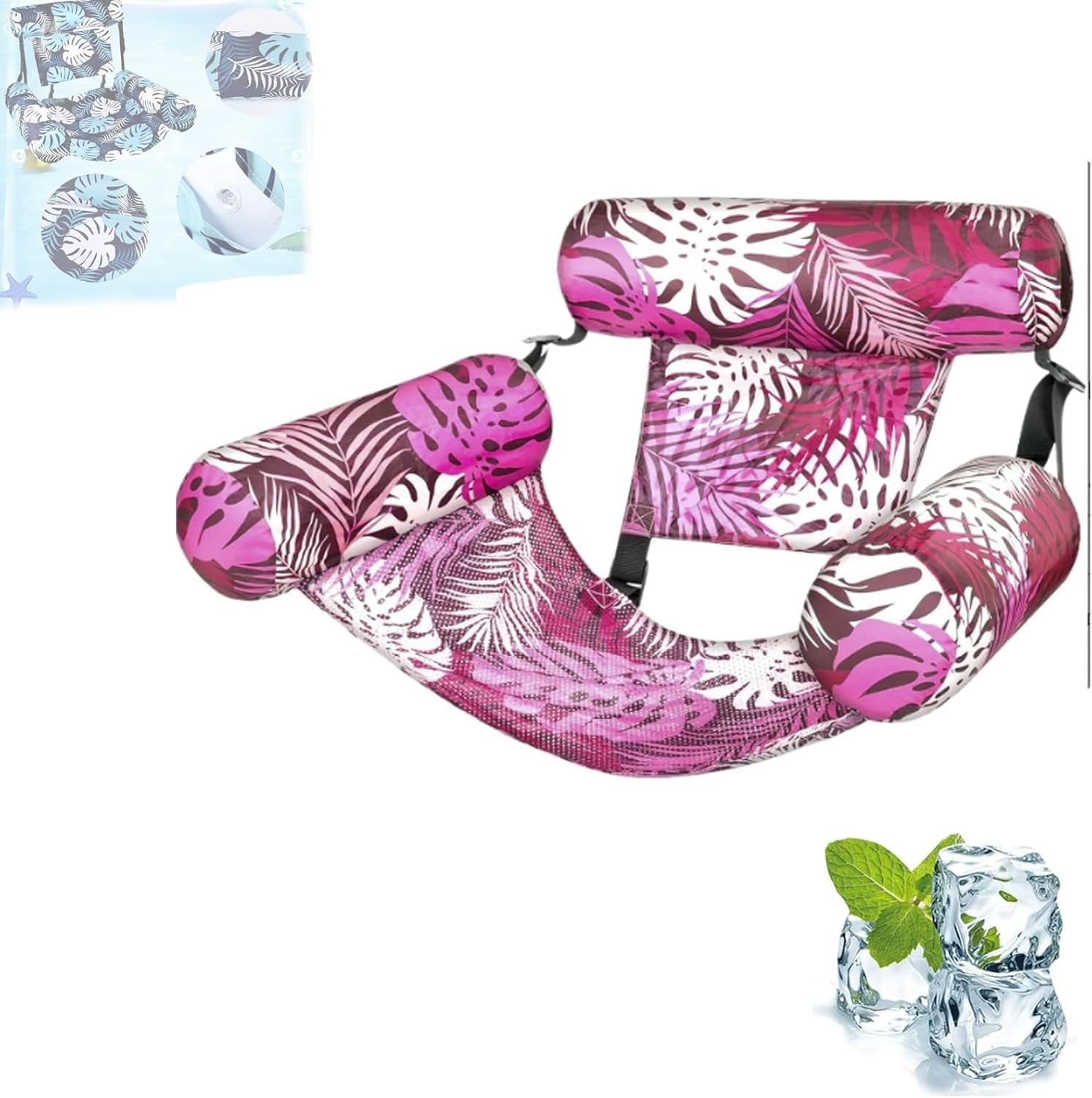 Naivetu Inflatable Pool Lounge Chairs, Chaises Longues de Piscine ...