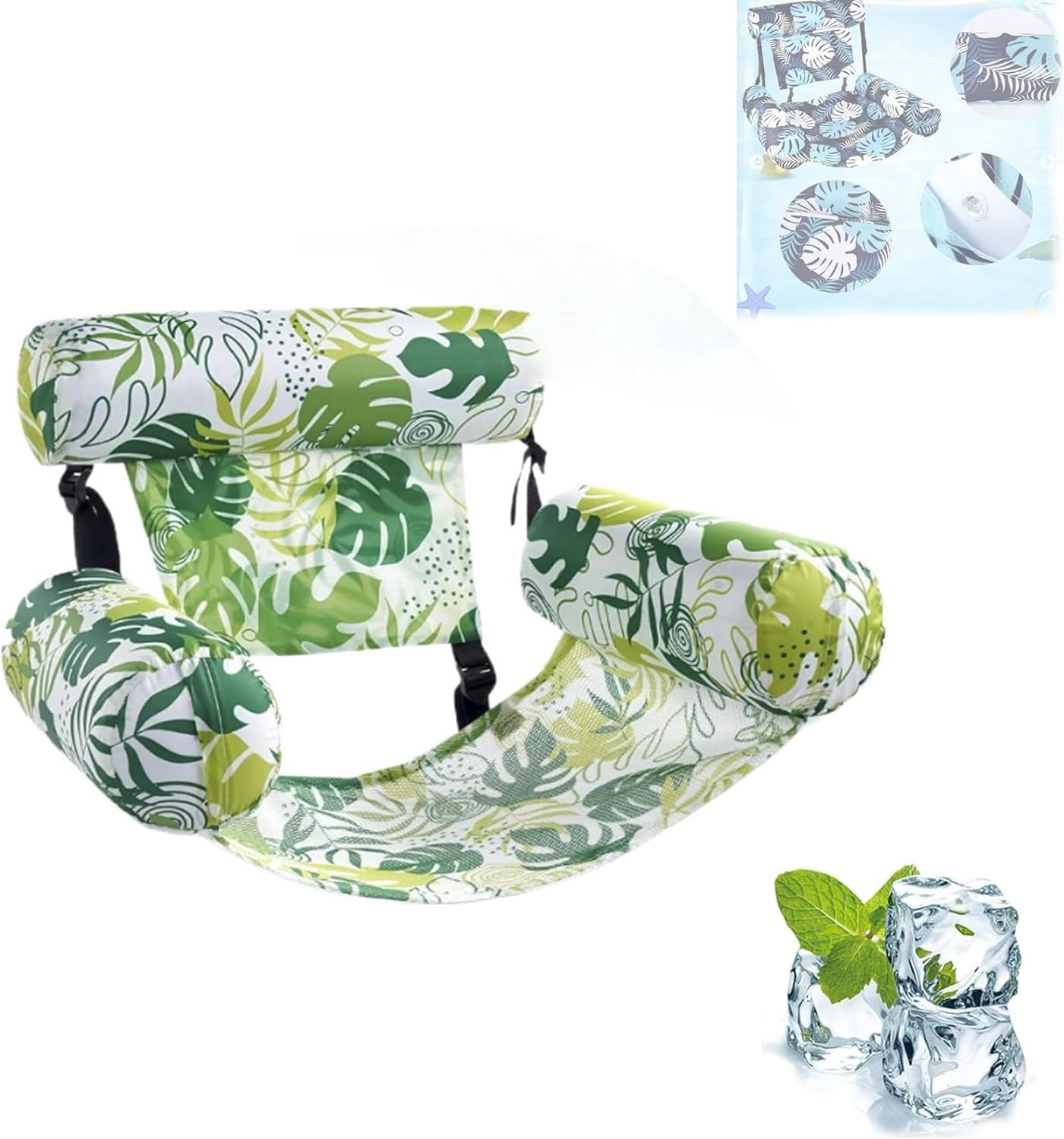 Naivetu Inflatable Pool Lounge Chairs, Chaises Longues de Piscine ...