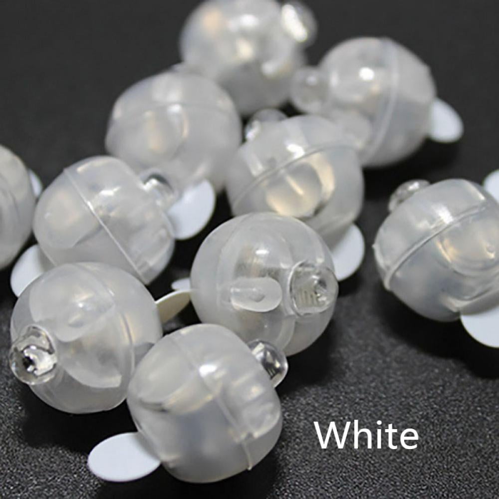 Naiyafly 10pcs Mini Round Flash LED Ball Lamp Balloon Light,Long ...