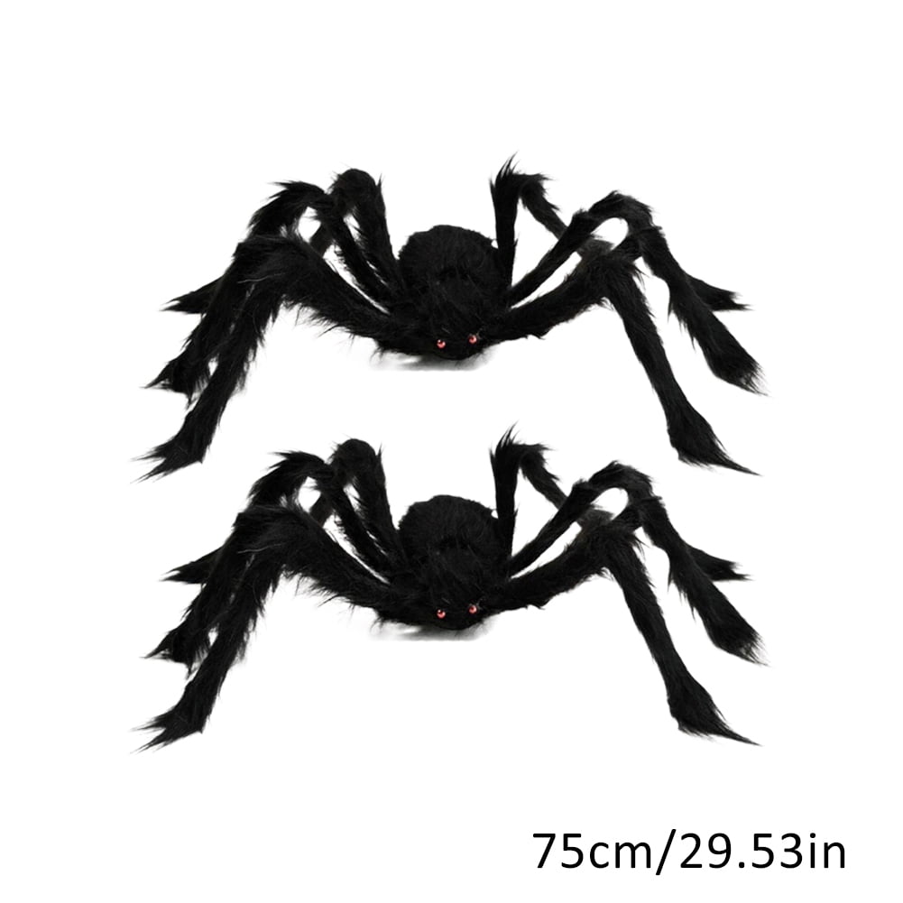 Naiyafly 2 Pack Halloween Spider Set Spider Web - Walmart.com