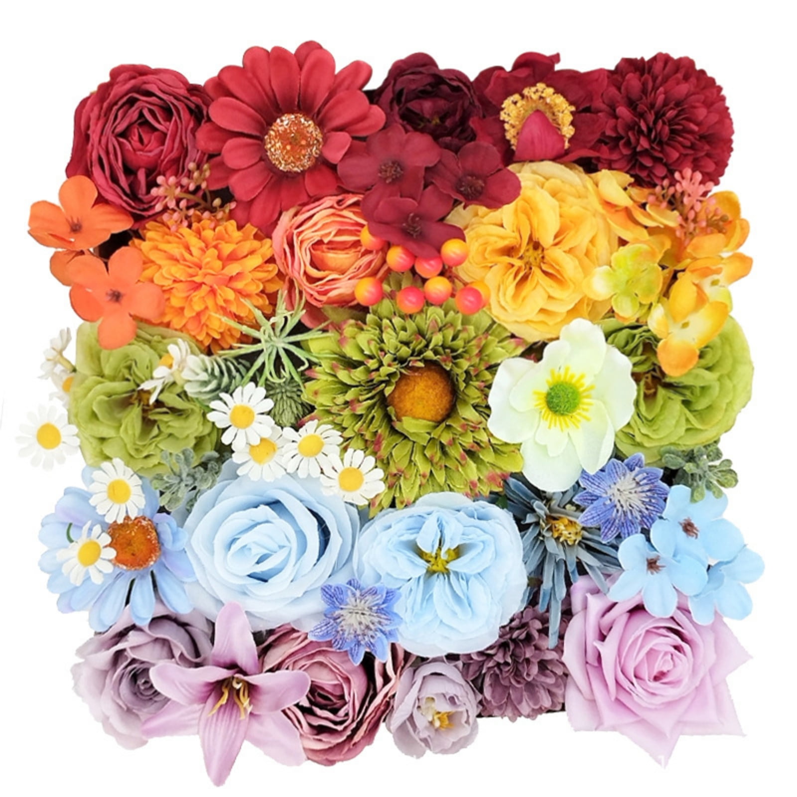 Naiyafly 38Pcs Different Varieties of Artificial Flowers Combo Box Set ...