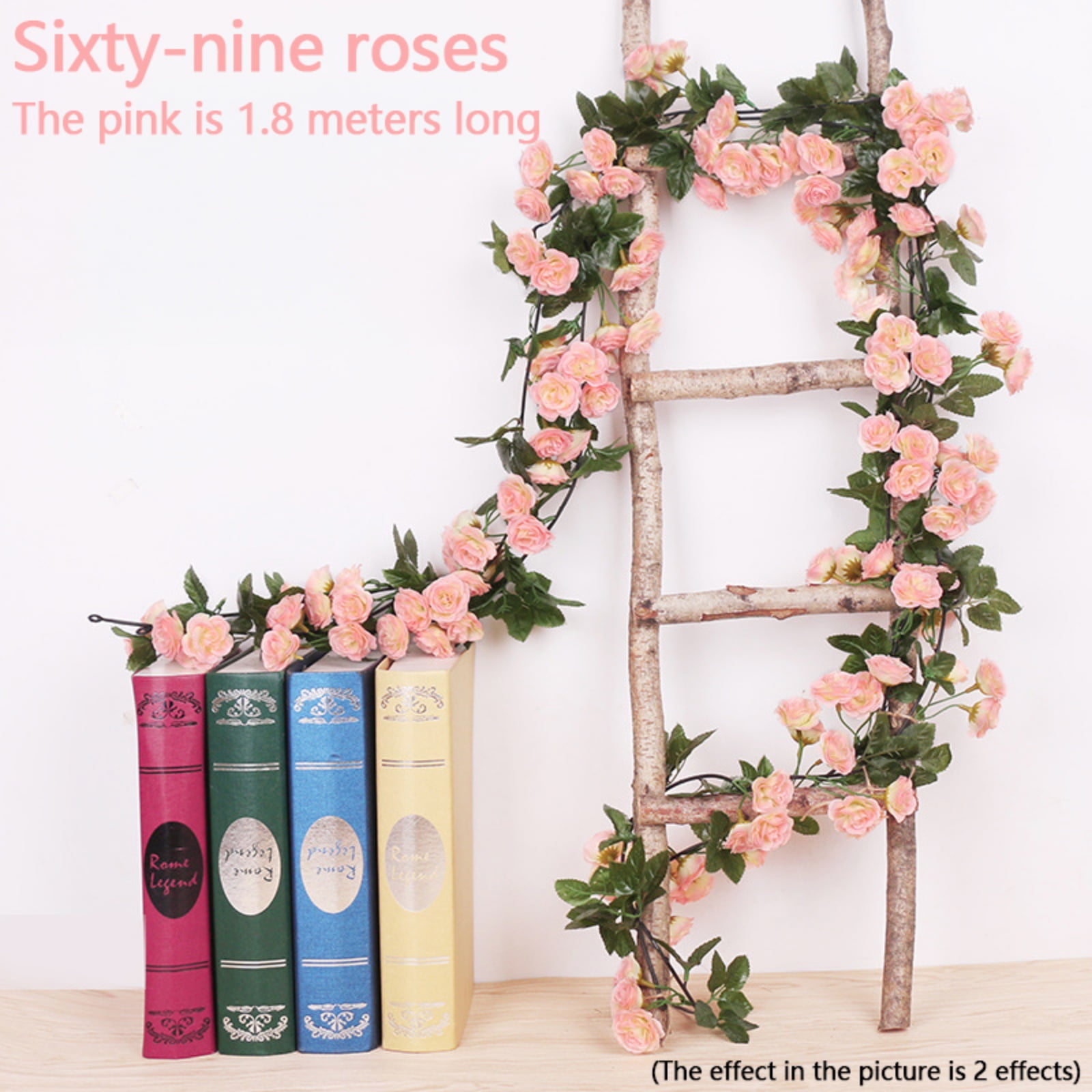 Naiyafly Artificial Flowers Vine Rose DIY Wedding Decoration Fake ...