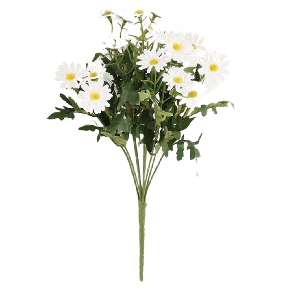 Naiyafly Artificial Silk Daisy Flower 9 Flowers Per Bouquet For Home ...