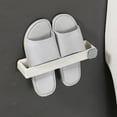 Naiyafly Bathroom Slippers Rack Free Perforation Wall Hanging Shoe ...