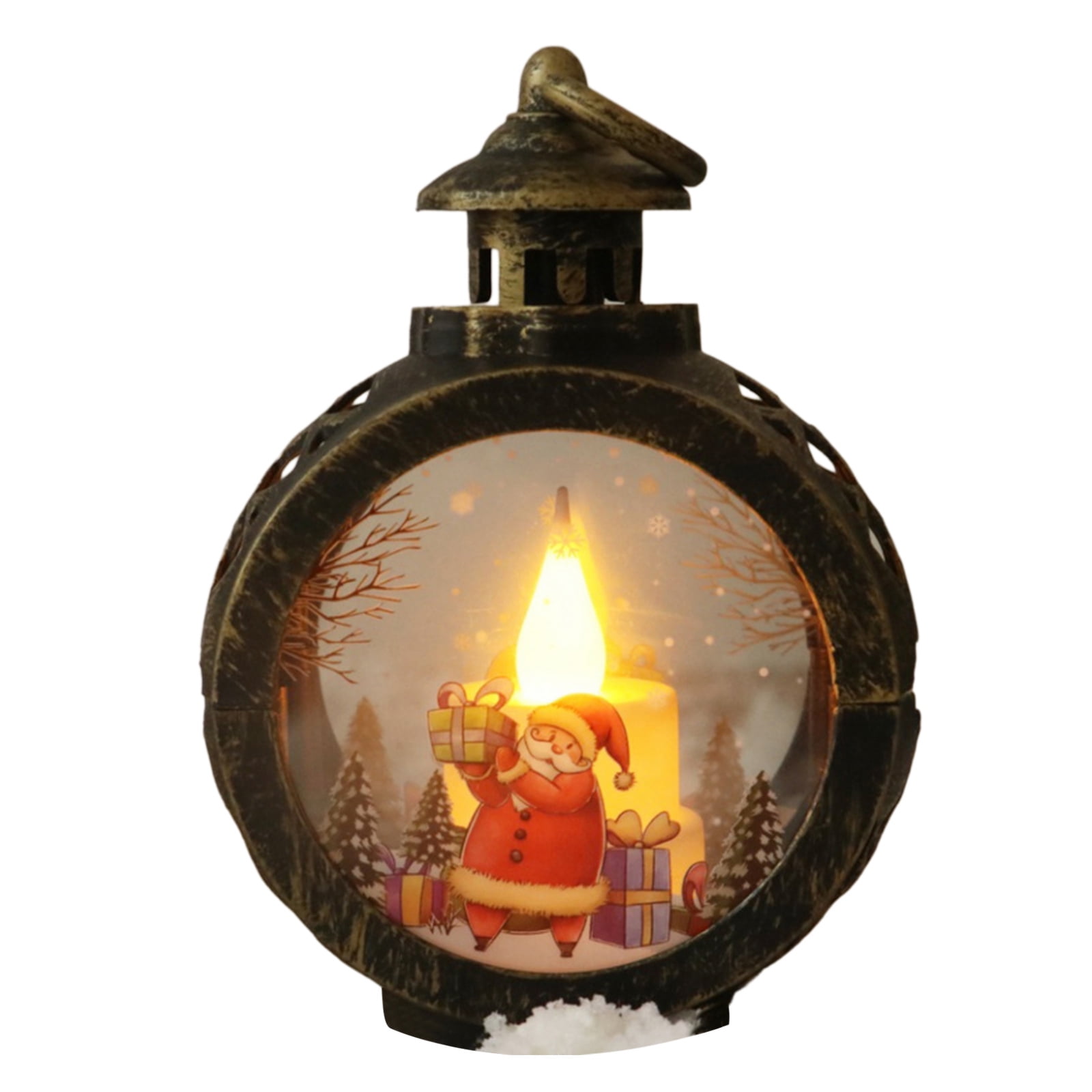 Naiyafly Christmas Decorations Snow Globe Lantern Snow Globes Lantern ...