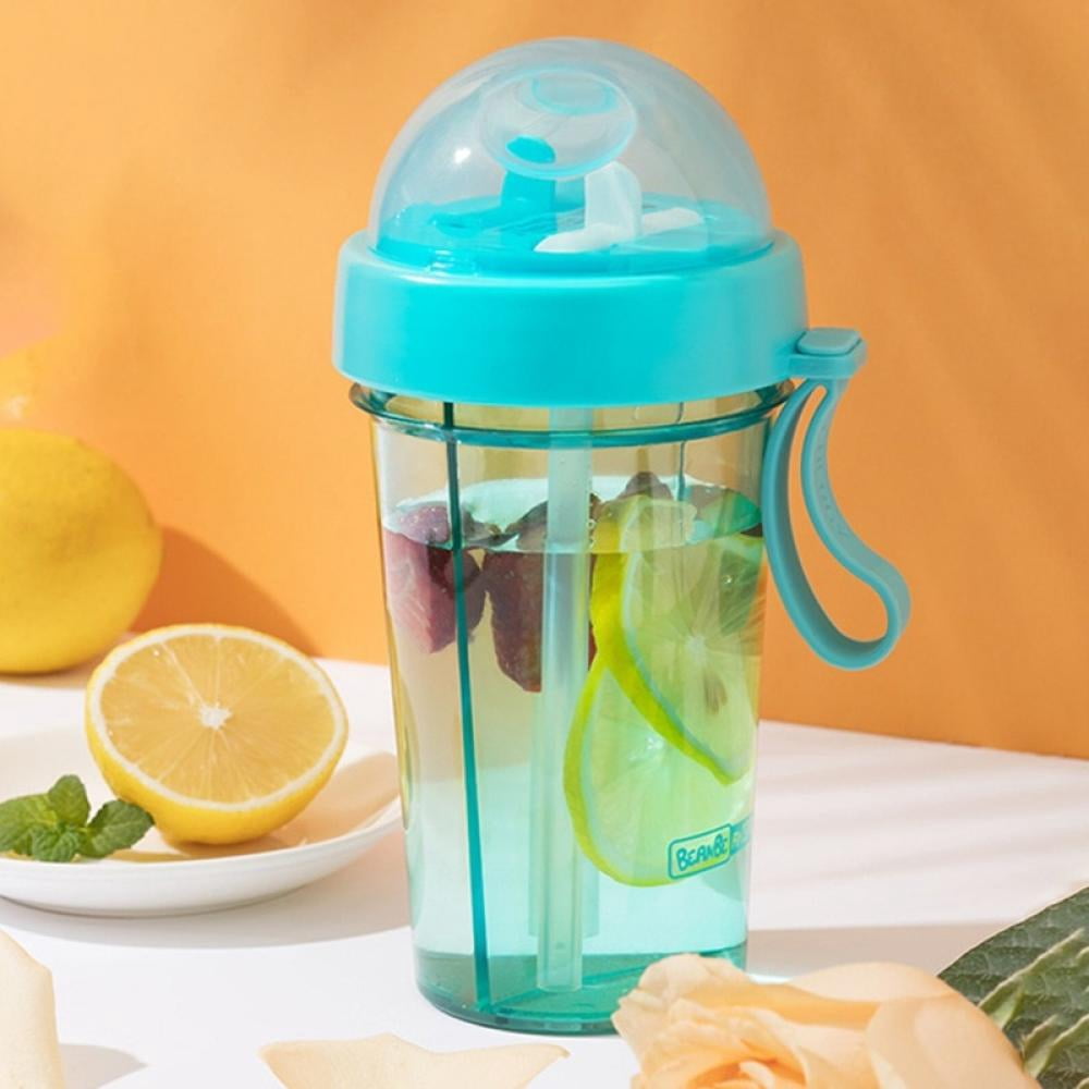 Naiyafly Double Sippy Drink Cup Creative Lovers Water Bottle Outdoor ...