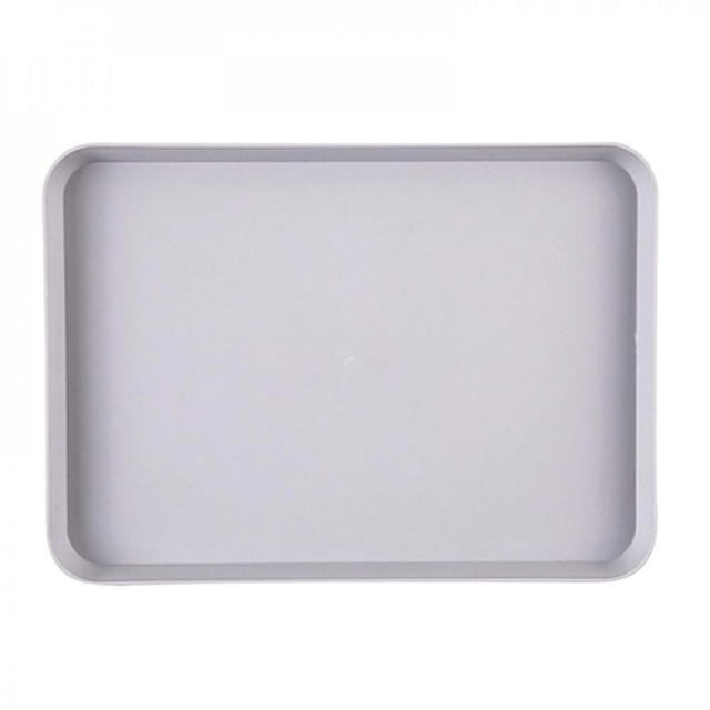 Naiyafly Food Tray, Large Plastic Serving Tray Kitchen Rectangular Tray ...