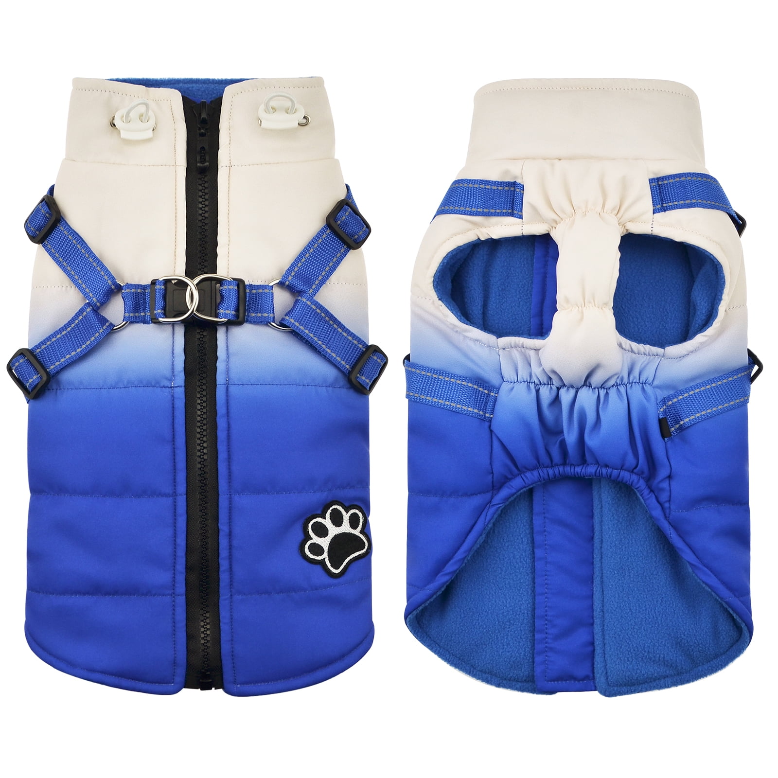 Naiyafly Pet Dog Jacket with Harness Windproof Winter Pet Dog Jacket ...