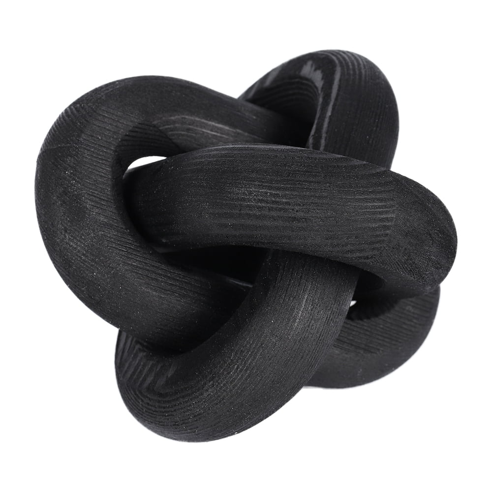 Naiyafly Wooden Chain Link Ball Decoration Hand Carved 3-Link Chain Art ...