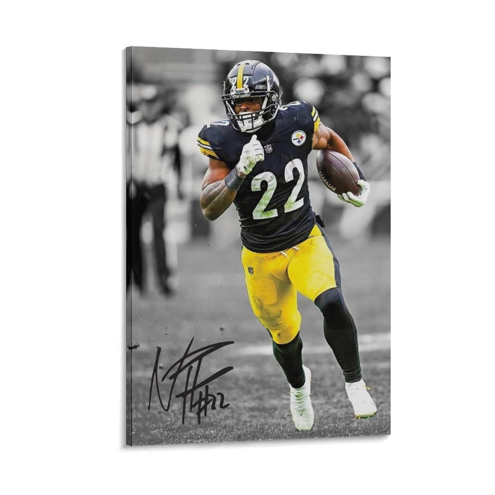 Najee Harris Canvas Poster Painting On Canvas Wall Art Poster Scroll ...
