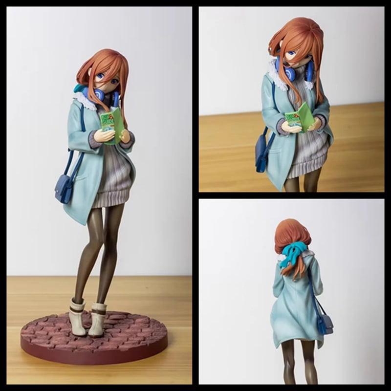 Nakano Miku Figure - Book Reading Stand Pose Model - Anime Collectible ...