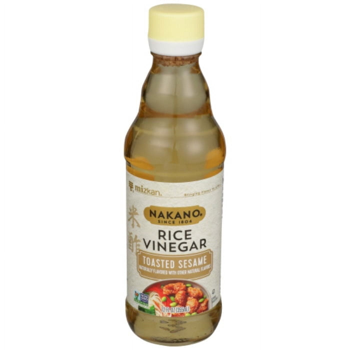 Nakano Sesame Rice Vinegar – Tangy & Toasted Flavor - 12 oz (Pack of 6 ...