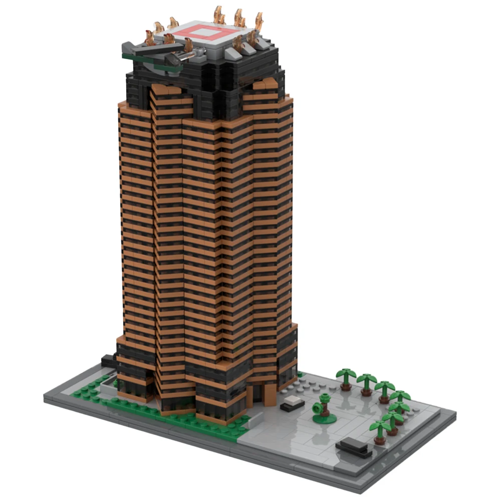 Nakatomi Plaza Building Blocks Set 2121 Avenue of the Stars Modern City ...