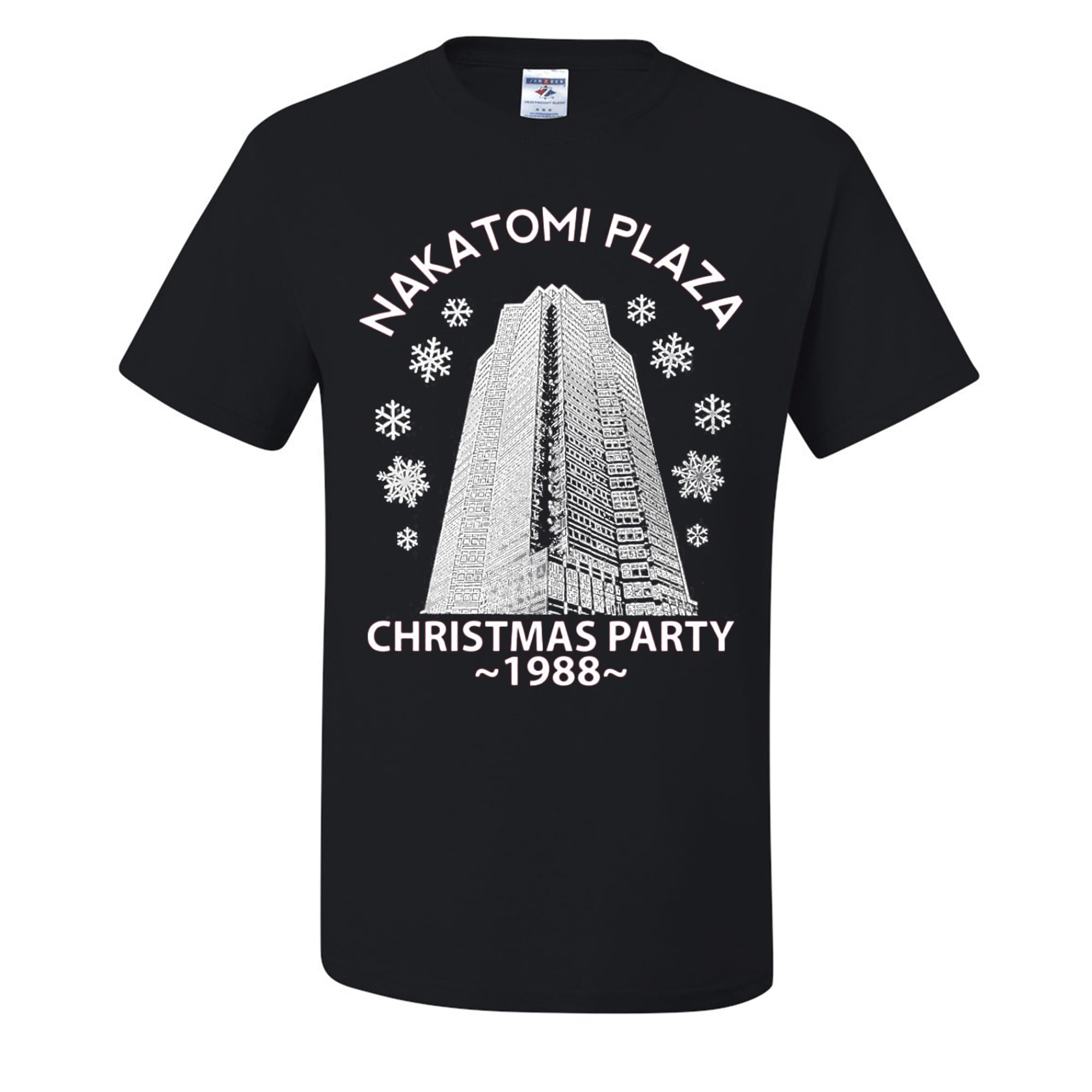 Nakatomi Plaza Christmas Party 1988 WHITE LOGO Ugly Christmas Unisex T ...