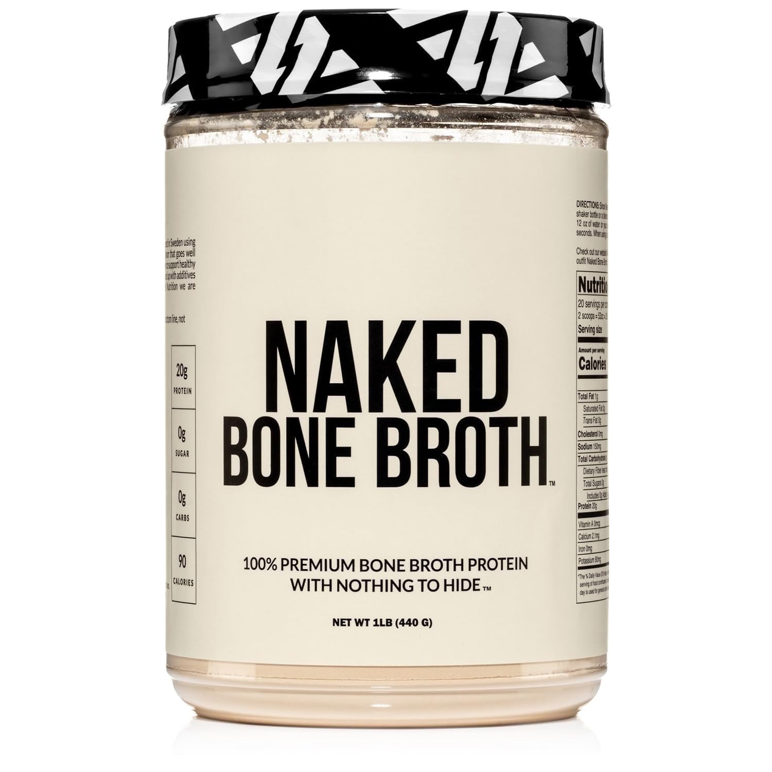 Naked Bone Broth 1lb | Sports nutrition for ecommerce - Walmart ...
