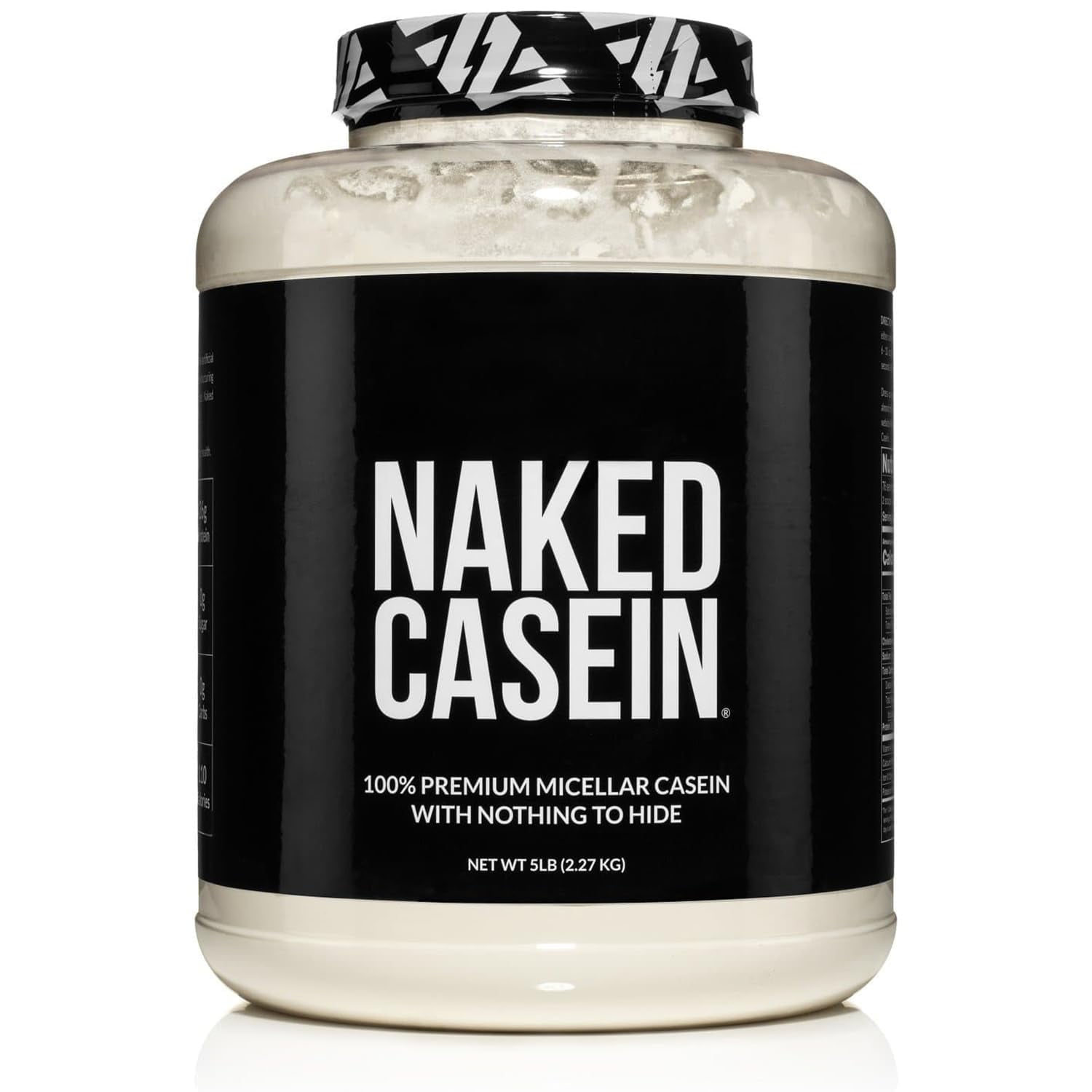 Naked CASEIN - 5LB 100% Micellar Casein Protein Powder from small dairy ...