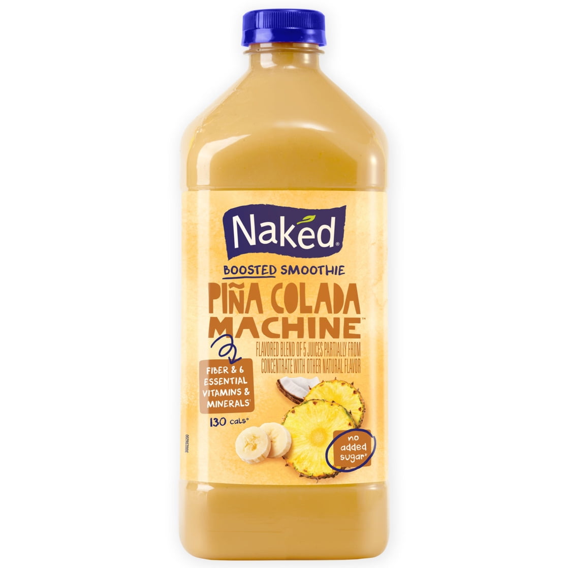 Naked Boosted Smoothie Pina Colada Machine, 64 fl oz Bottle - Walmart.com