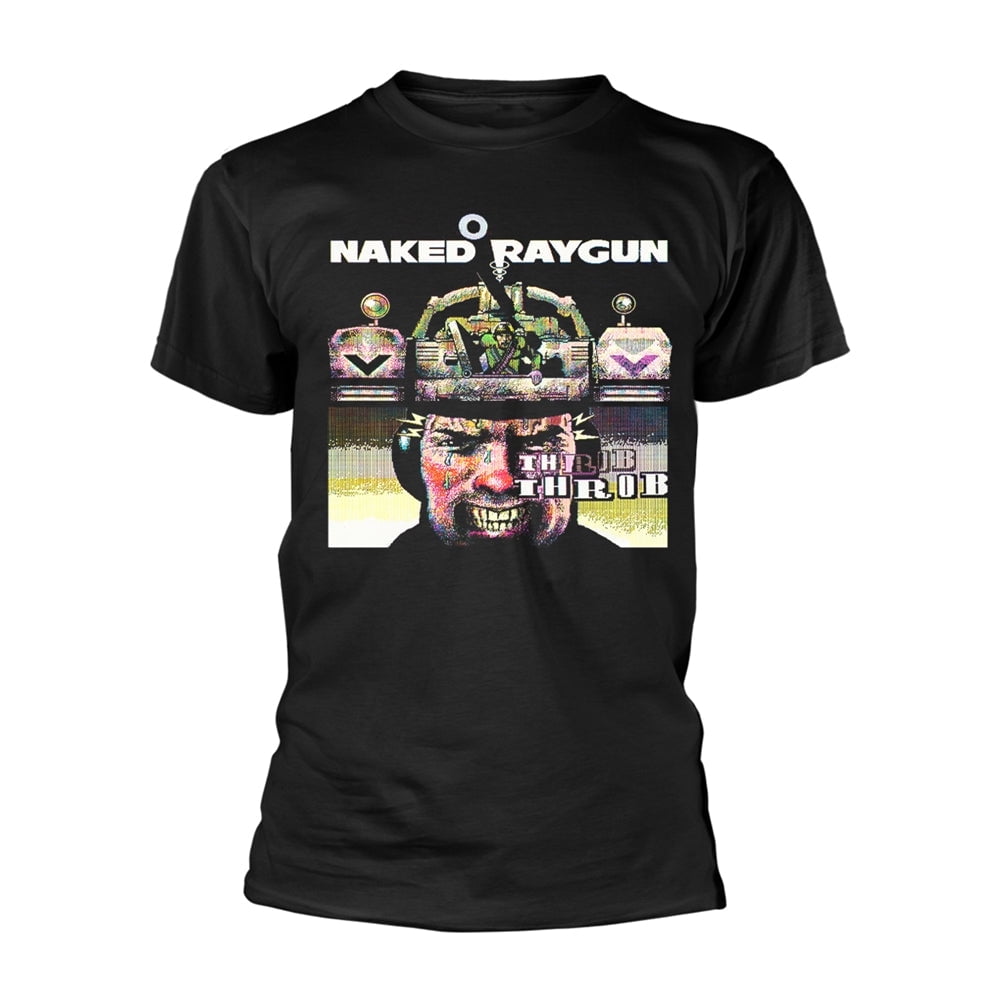 Naked Raygun T Shirt Throb Throb Logo new Official Mens Black - Walmart.com