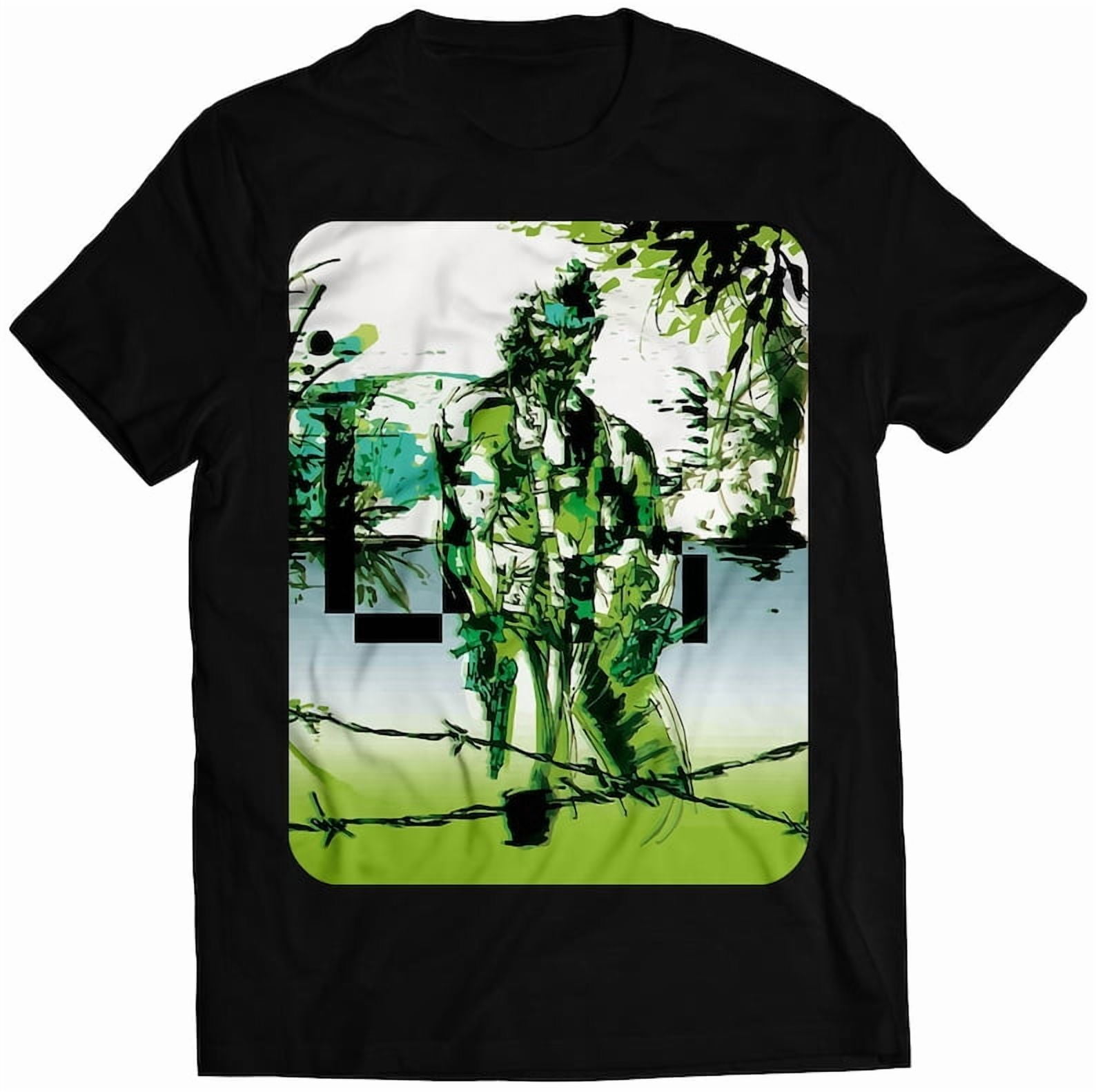 Naked Snake Big Boss in Jungle MGS3 Snake Eater Premium Unisex T-shirt ...