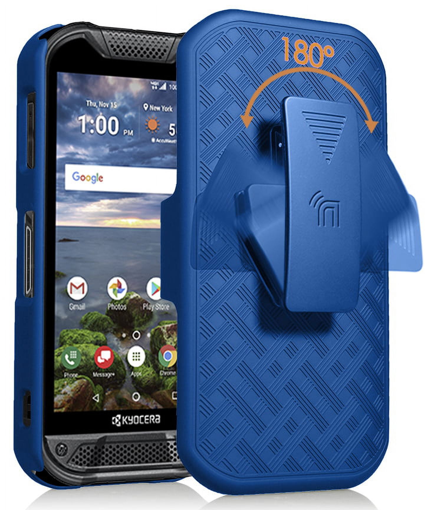 Nakedcellphone Case with Clip compatible with Kyocera Duraforce Pro 2 ...
