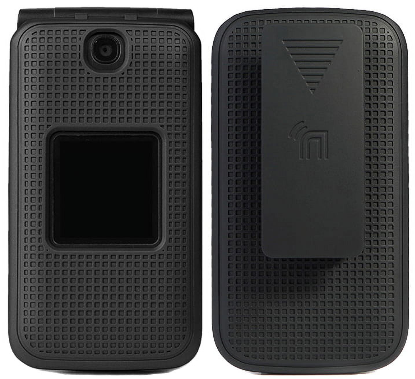 Case with Clip for Alcatel Go Flip V, Nakedcellphone Hard Cover and ...