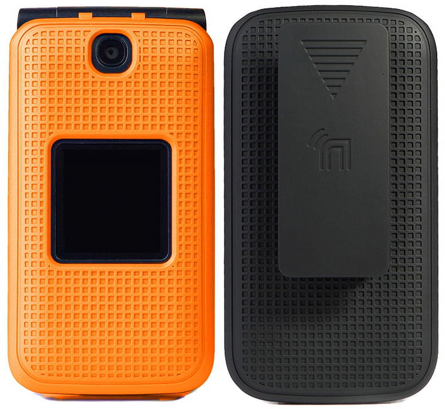 Case with Clip for Alcatel Go Flip V, Nakedcellphone Hard Cover and ...