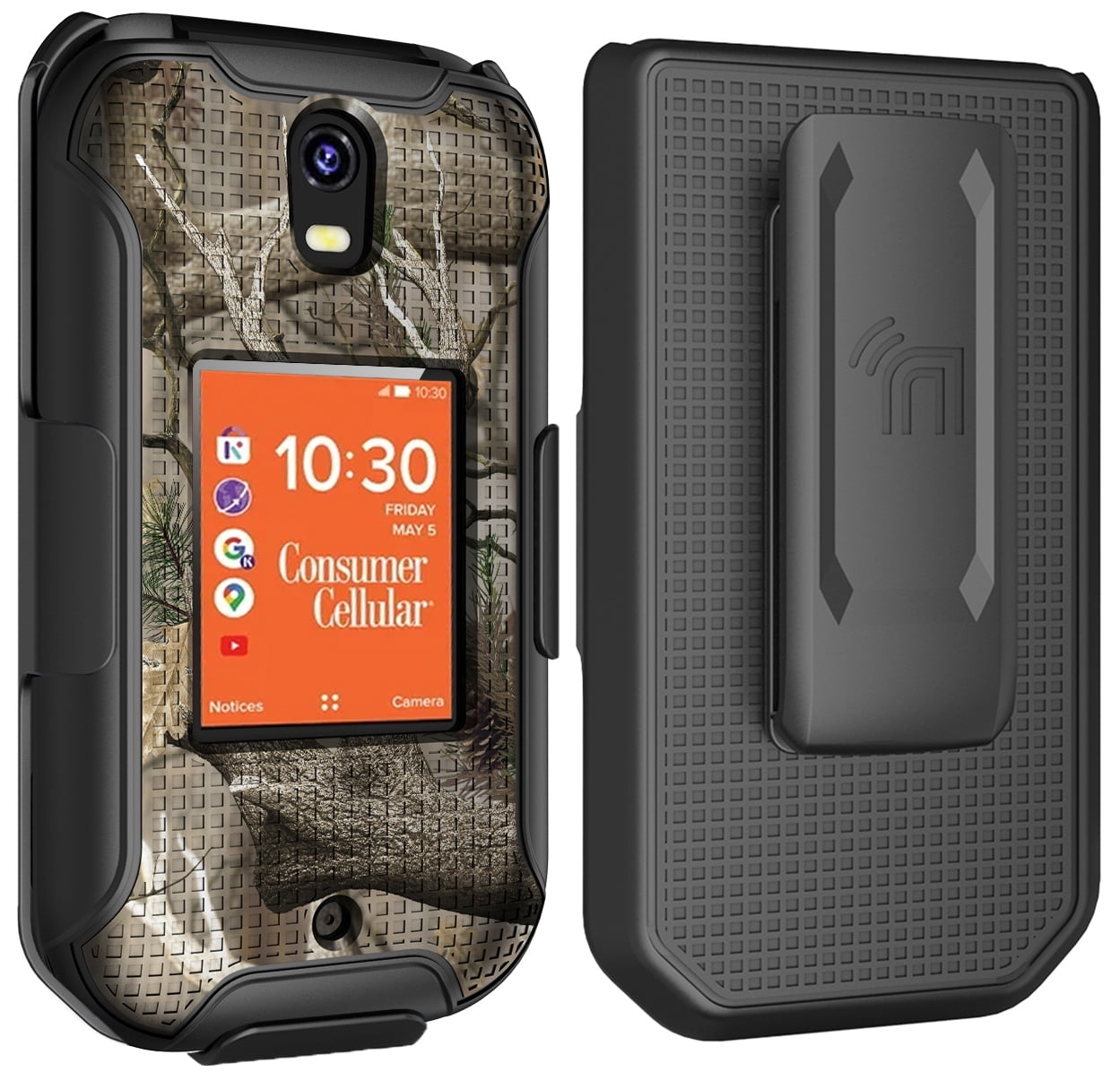 Nakedcellphone Holster Series for Consumer Cellular IRIS Flip Phone ...