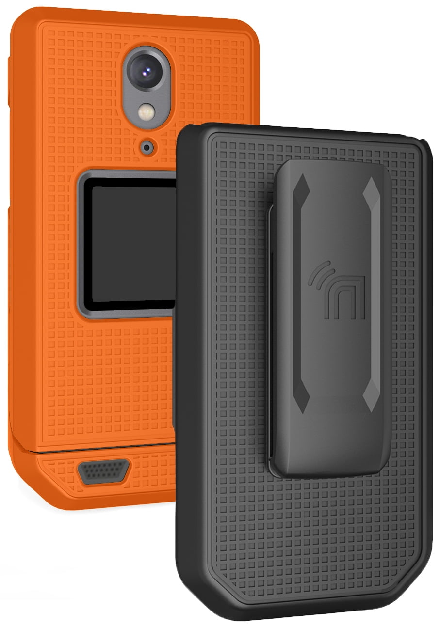 CAT S22 Flip Phone Case with Clip, Nakedcellphone Slim Hard Shell Cover ...