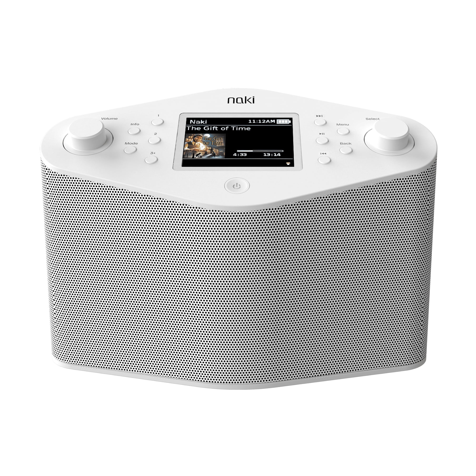 Naki Pulse Max - Online Streaming Kosher Music Player (White) - Walmart.com