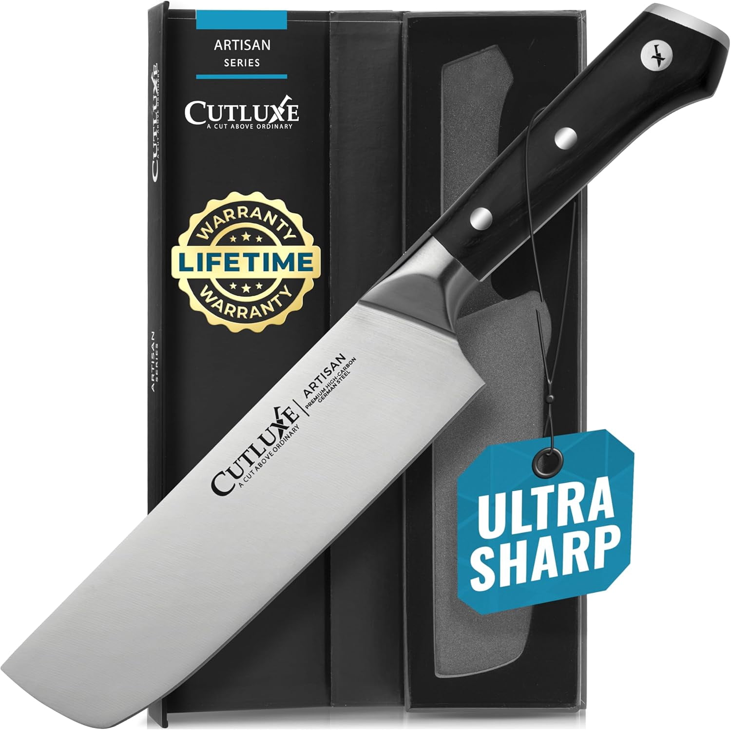 Nakiri Knife, 7" Vetable Knife – for Chopping, Dicing & Slicing, Razor ...