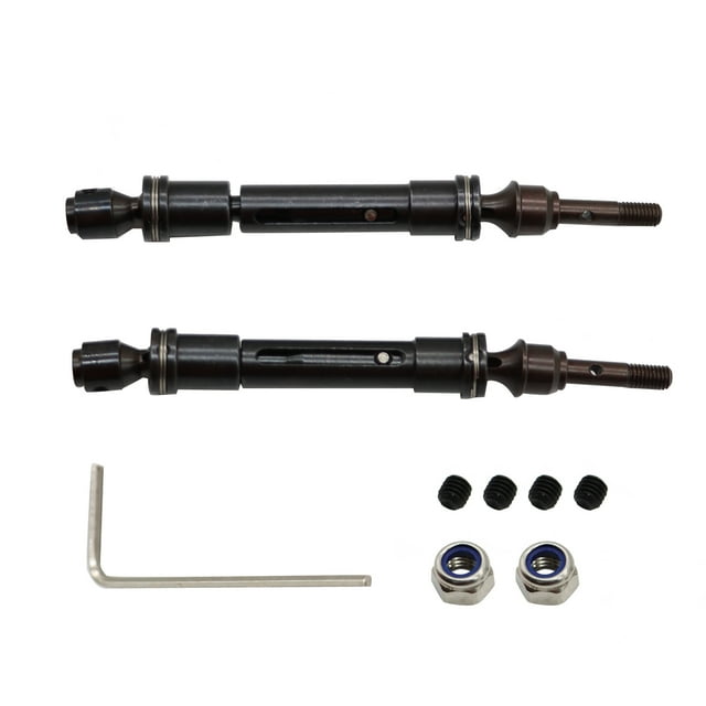 Nakkaa Universal Metal Drive Shaft Metal Front Cardan Drive Shaft CVD for Traxxas Slash Huan Qi ...