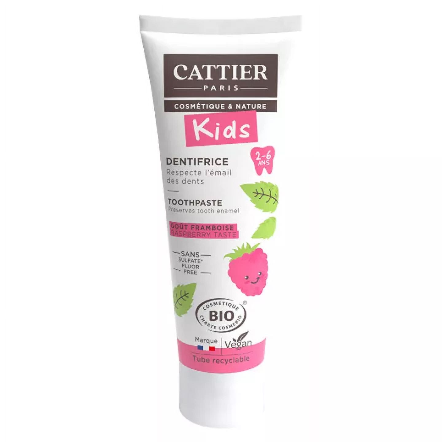 Nakoda Kids Raspberry Flavor Toothpaste 2-6 years 50ml - Walmart.com