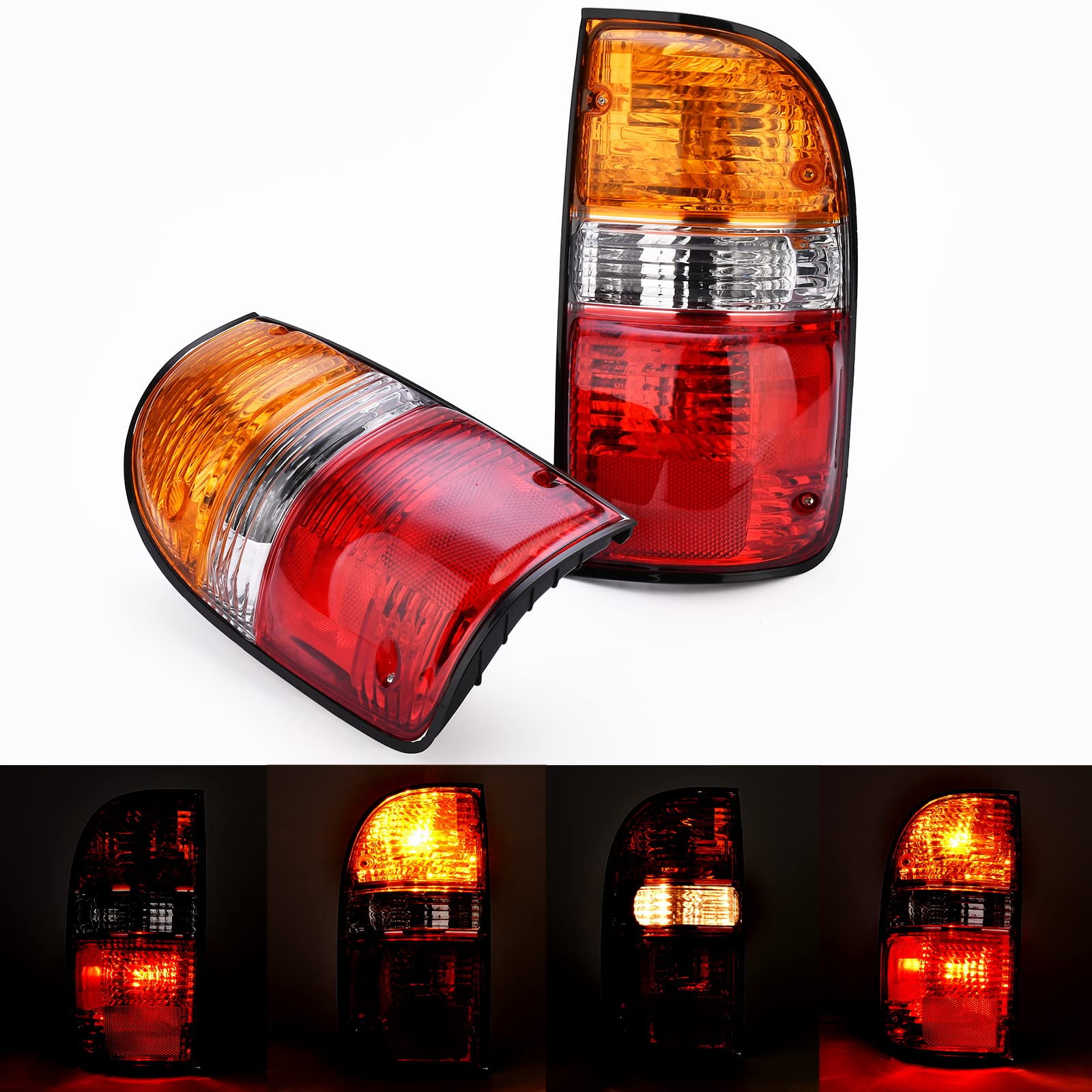 Nakuuly Tail Light Rear RE32 Lamp Compatible With 2001 2002 2003 2004 Toyota Tacoma Driver and ...