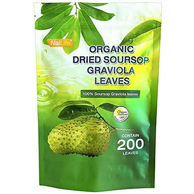 NalLife ORGANIC Soursop Graviola Leaves for Tea 200 Leaves - Walmart.com