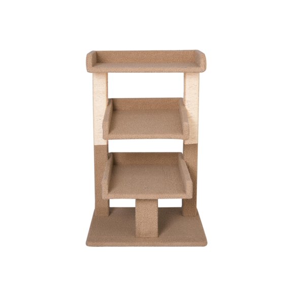 Nala Cat 3 Tier Tree Tower for Large Adult Cats, Multi-Level Condo with ...