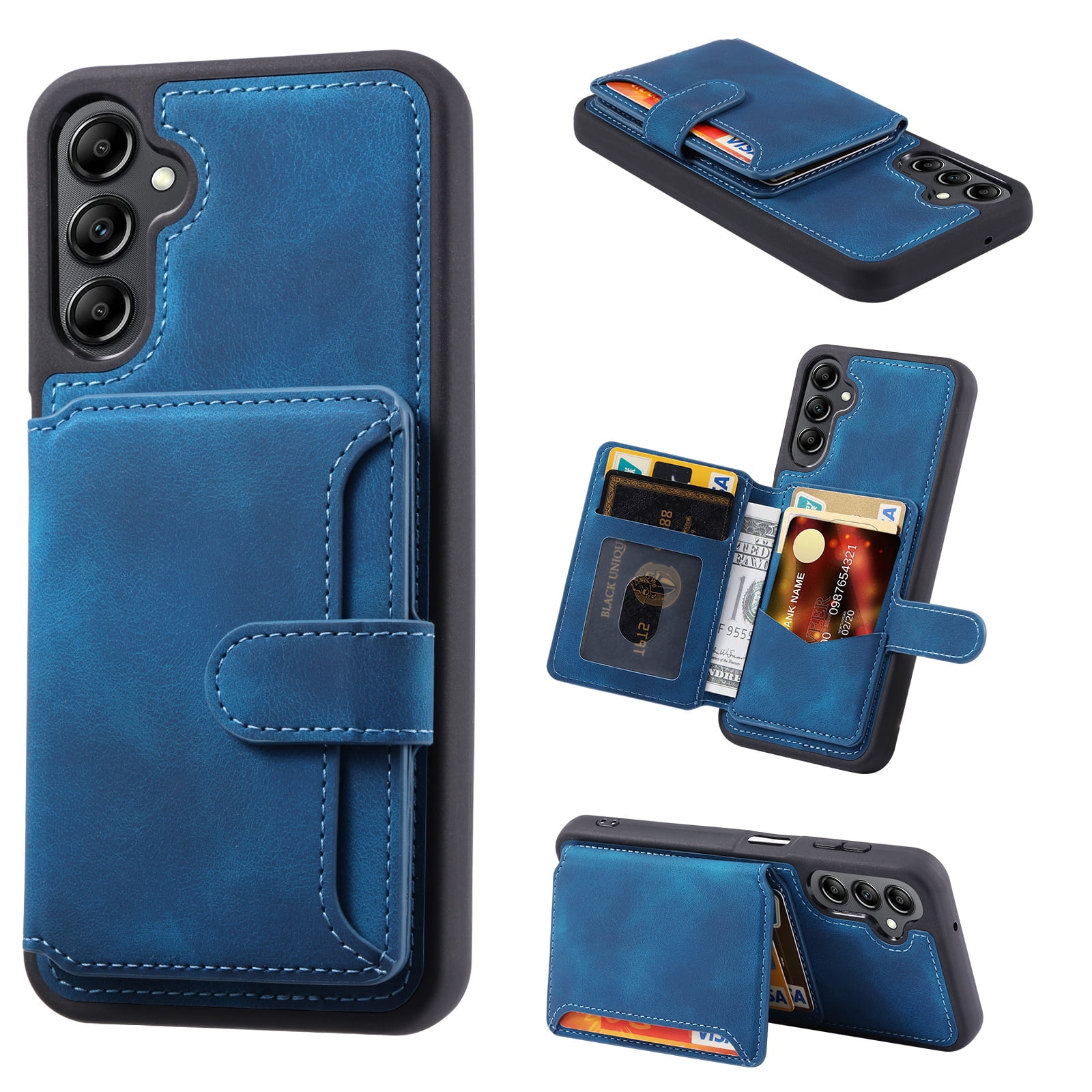 Nalacover Case Compatible with Samsung A24 4G, Detachable Wallet Pocket ...