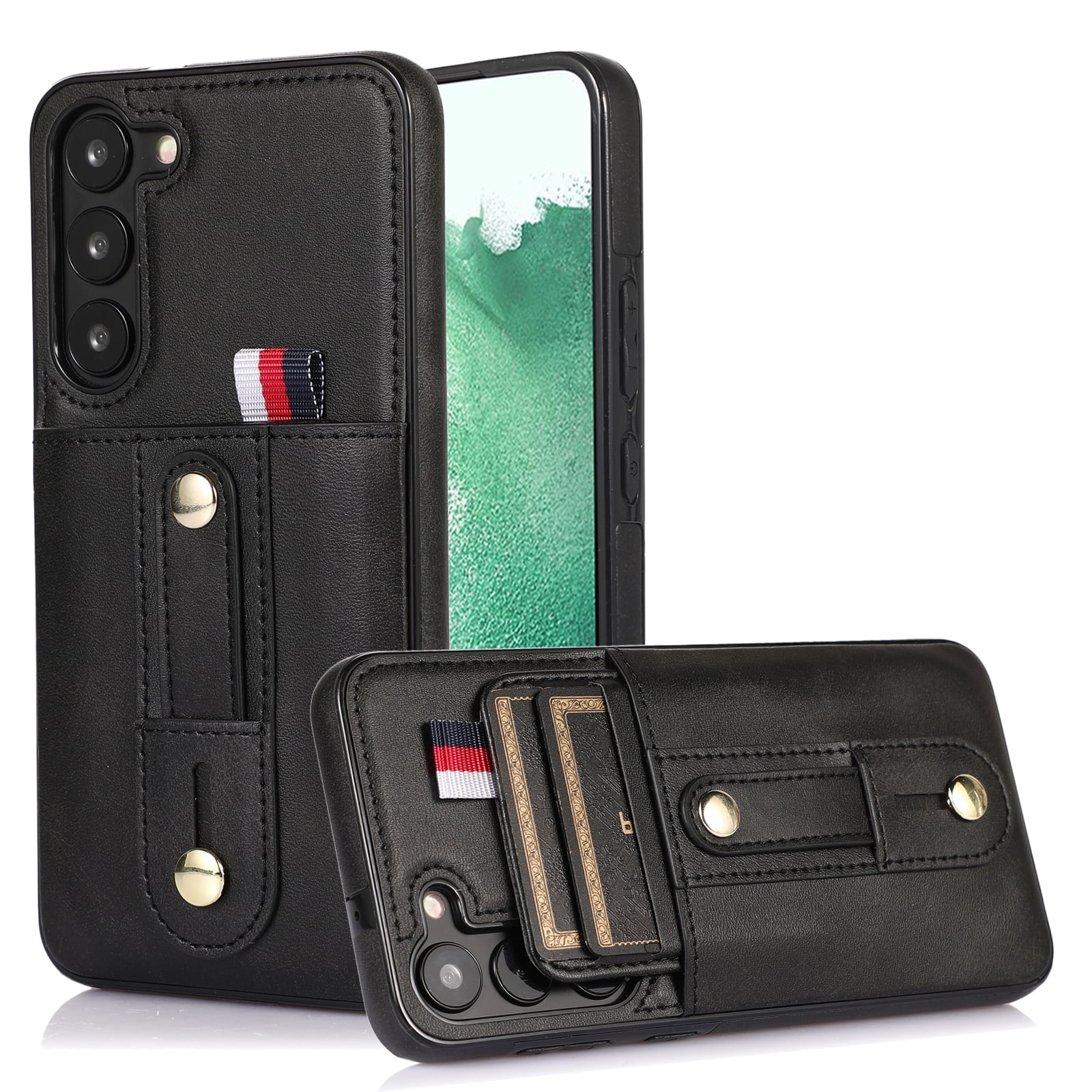 Nalacover Case for Samsung Galaxy S24 Wallet Case Hidden Card Slots Holder, Premium PU Leather ...