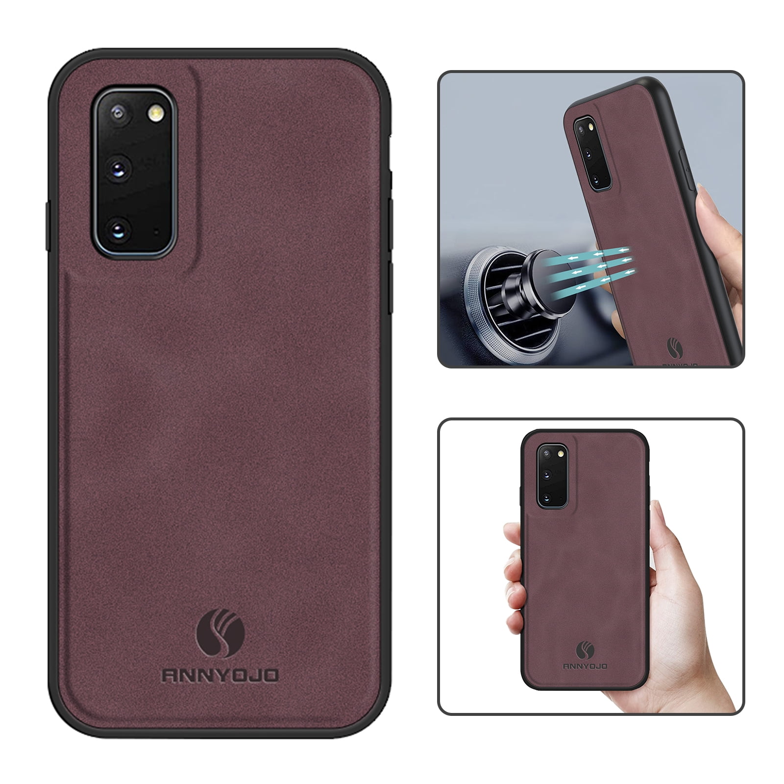 Nalacover Case for Samsung S20 Plus,Slim Luxury Premium PU Leather Non ...