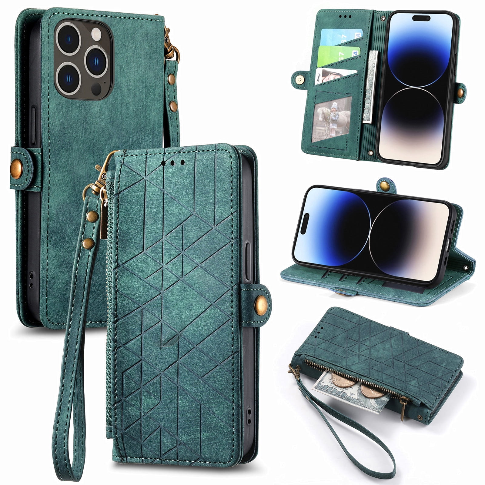 Nalacover Case for iPhone 12 Pro/12, with RFID Blocking Card Slot ...