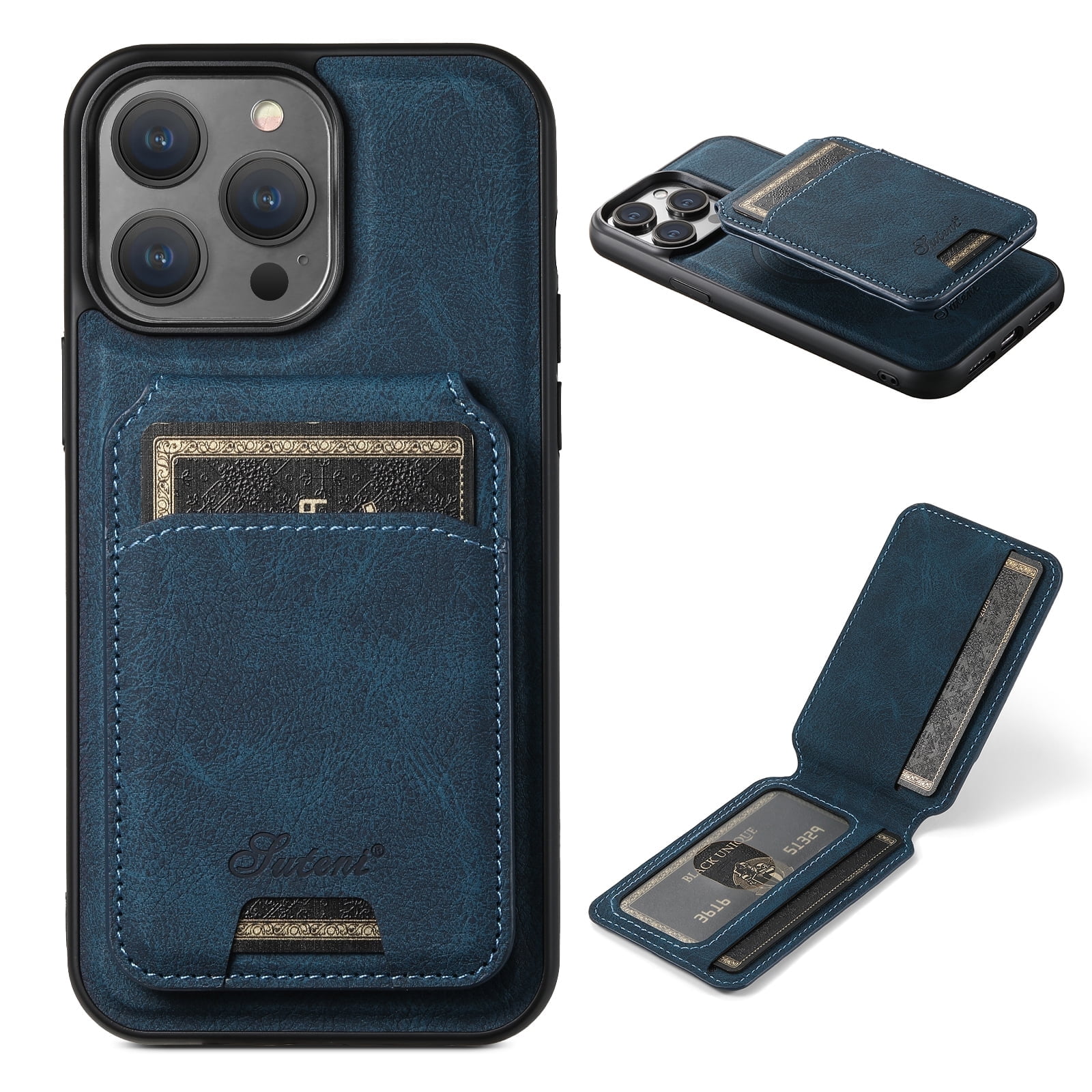 EchoMart Case for iPhone 13 Pro Max Detachable Wallet Case with Card ...