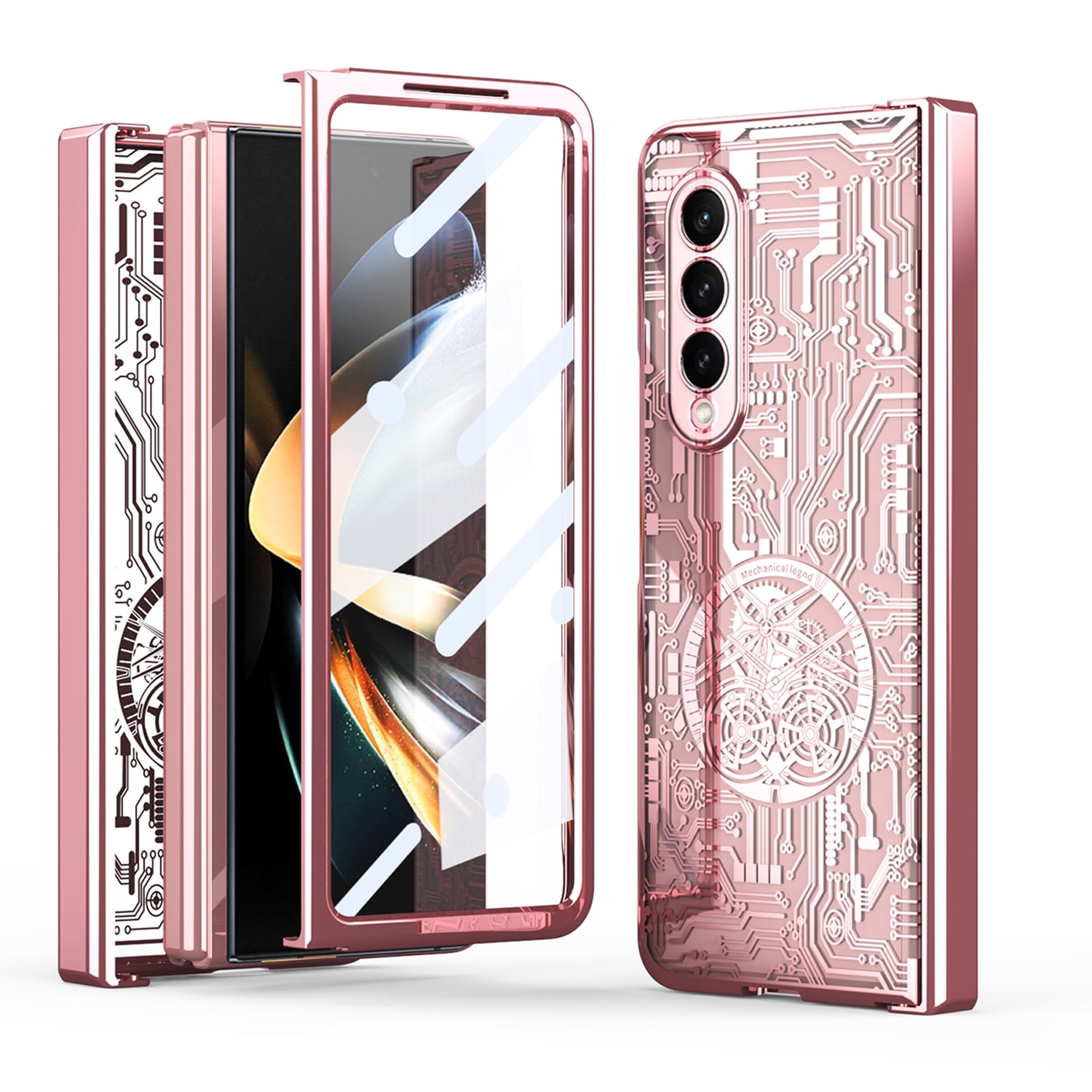 Nalacover Folding Case for Samsung Galaxy Z Fold 4, Mechanical Legend ...