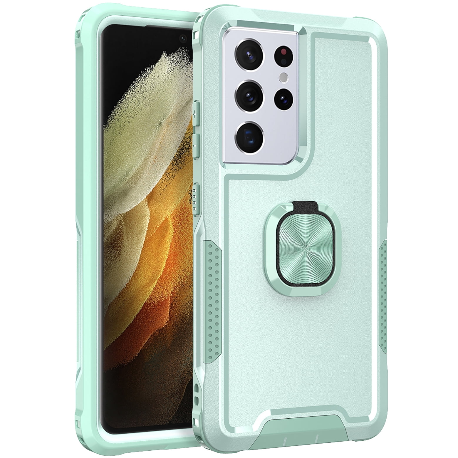 Nalacover For Samsung Galaxy S21 Ultra Case,Luxury Hybrid Hard PC and ...