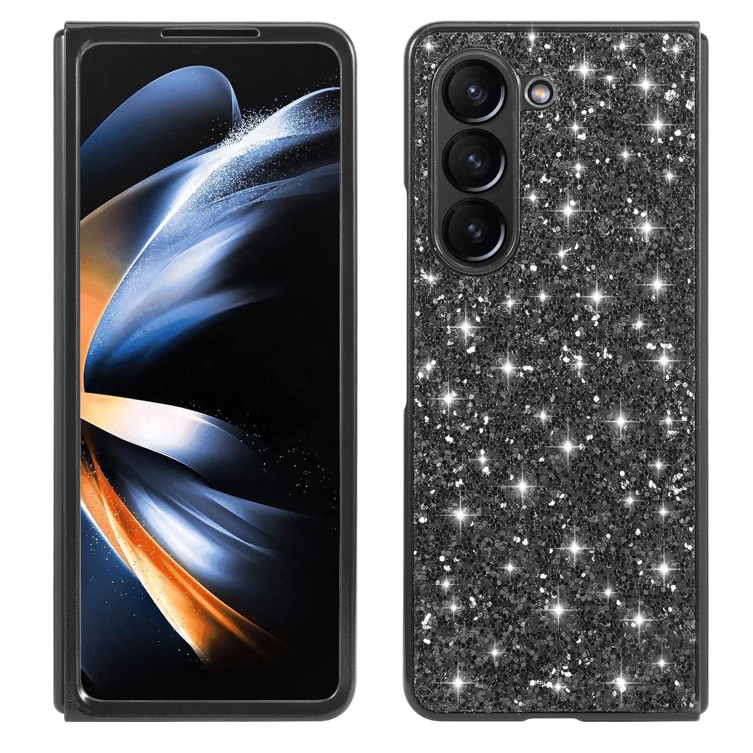 Nalacover Glitter Case for Samsung Galaxy Z Fold 5, Sparkle Crystal ...