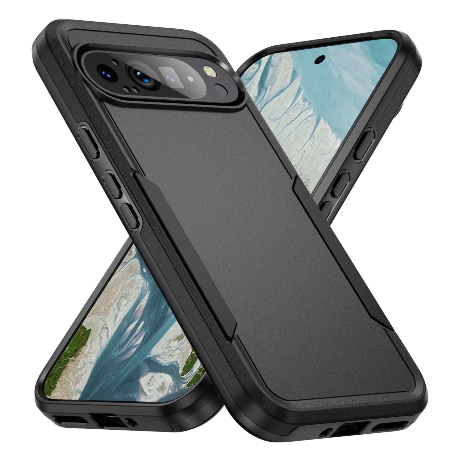 for Google Pixel 9 / 9 Pro Case: Dual Layer Protective Heavy Duty Cell ...