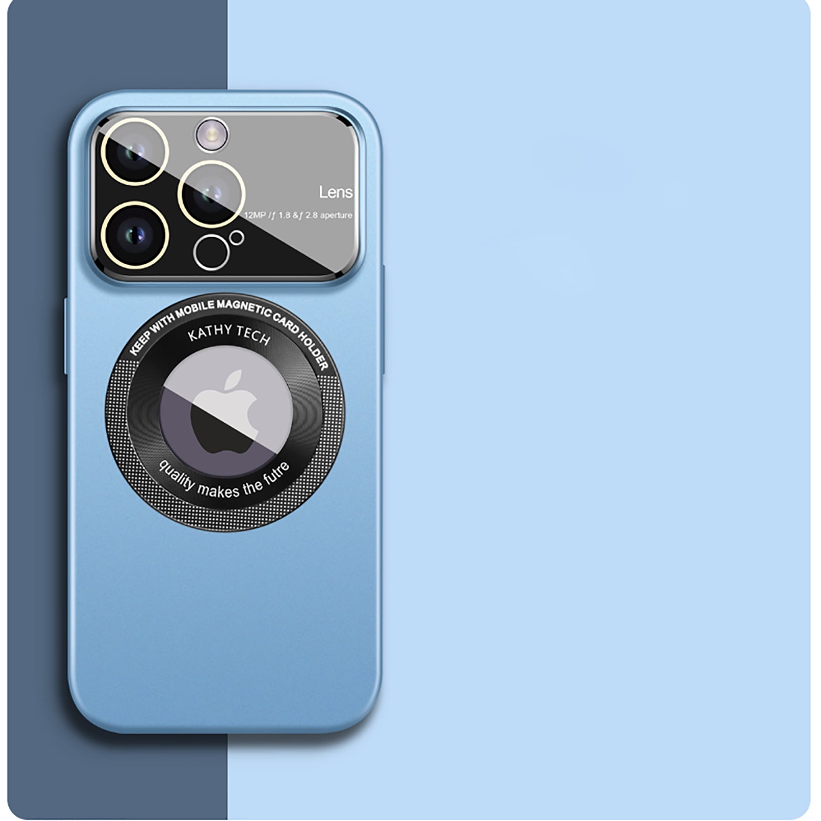 Nalacover Magnetic Case for iPhone 15 Pro Max with Logo View, Window ...