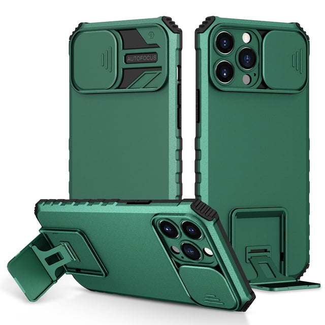 Nalacover Rugged Case for iPhone 15 Pro Camera Lens Sliding Cover ...